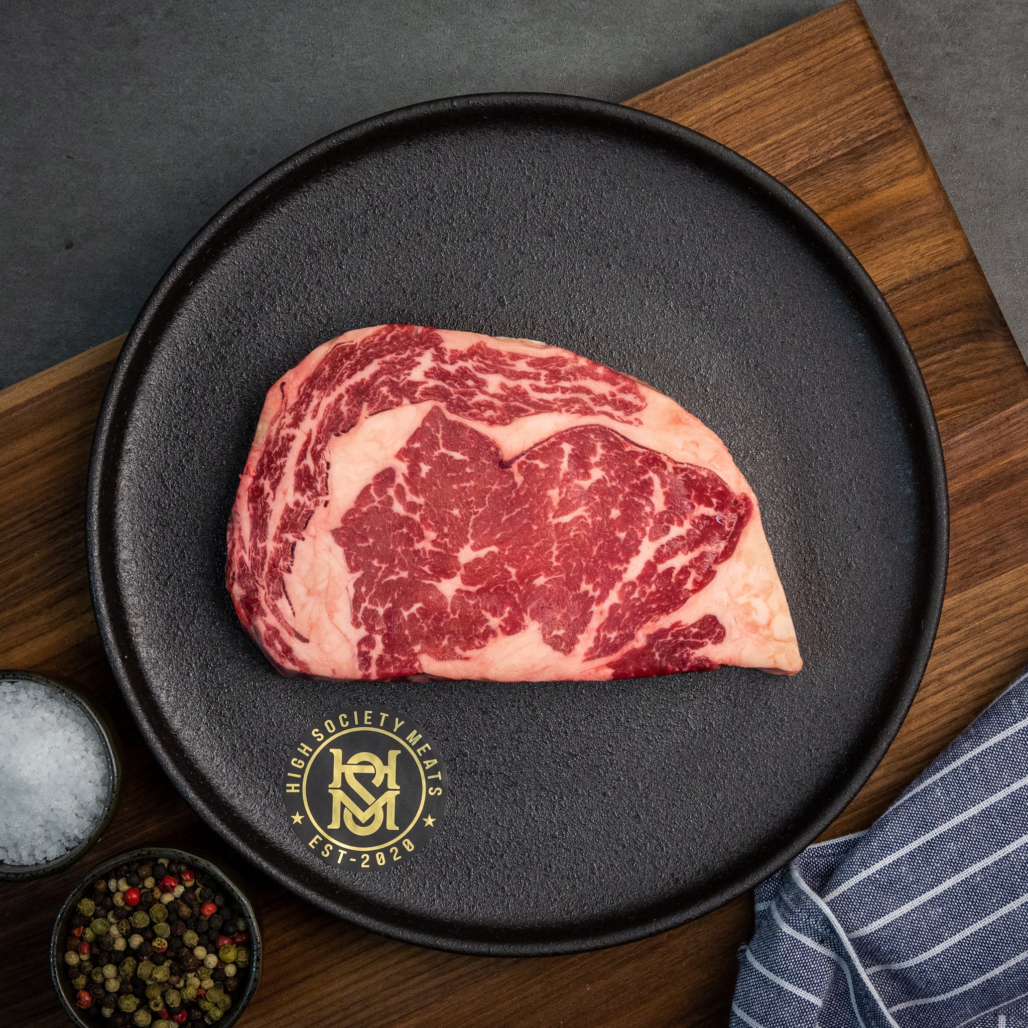 Thin-Cut Dry Aged USDA Prime Boneless Ribeye Chop Steak | 35+ Days | 8