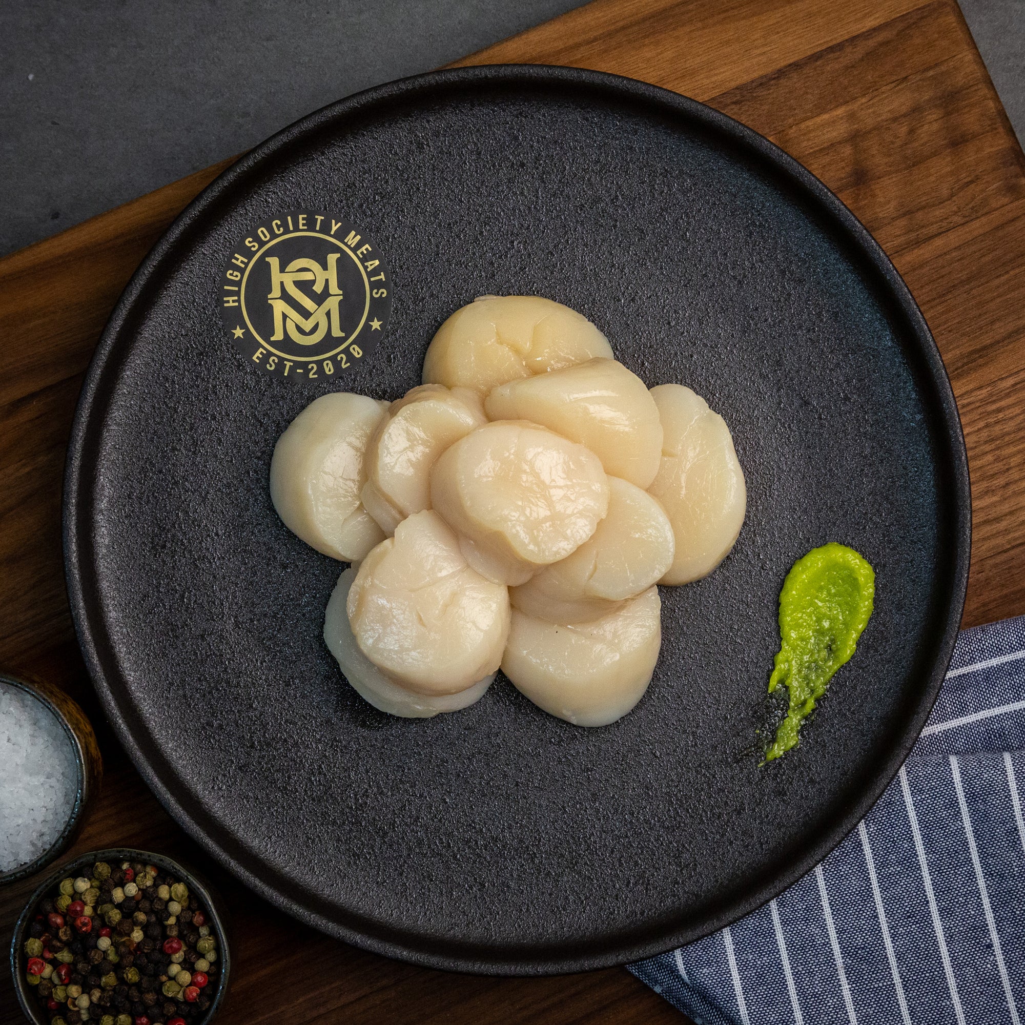 Japanese Hokkaido Scallops | Sashimi Grade | 45-50 PCS | 2.2 lb